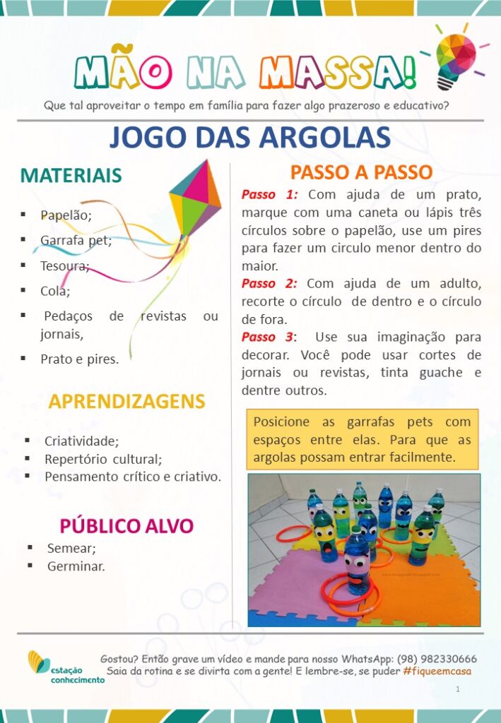 Jogo das argolas | Estação Conhecimento Arari